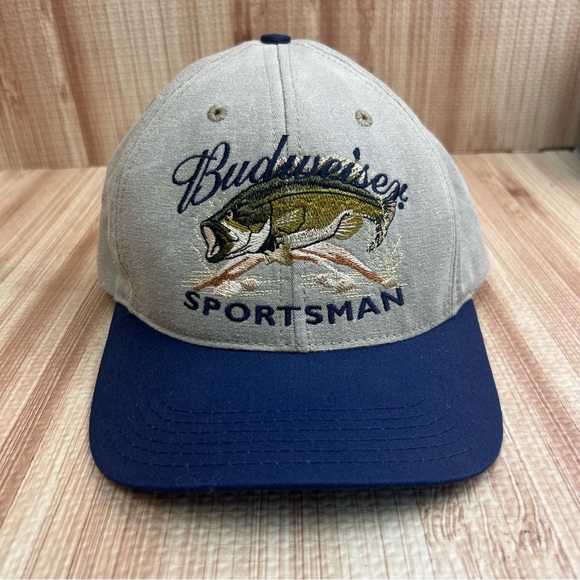 Budweiser | Accessories | Vintage Budweiser Hat Cap Snap Back Beige ...